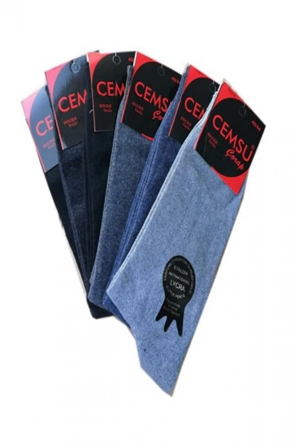 Cemsu Erkek Çorabı 24 adet - YICEMSU-24